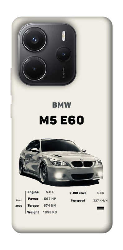 Чехол на Xiaomi Redmi Note 14 4G (Int. version) BMW M5 E60 | Купить по ...